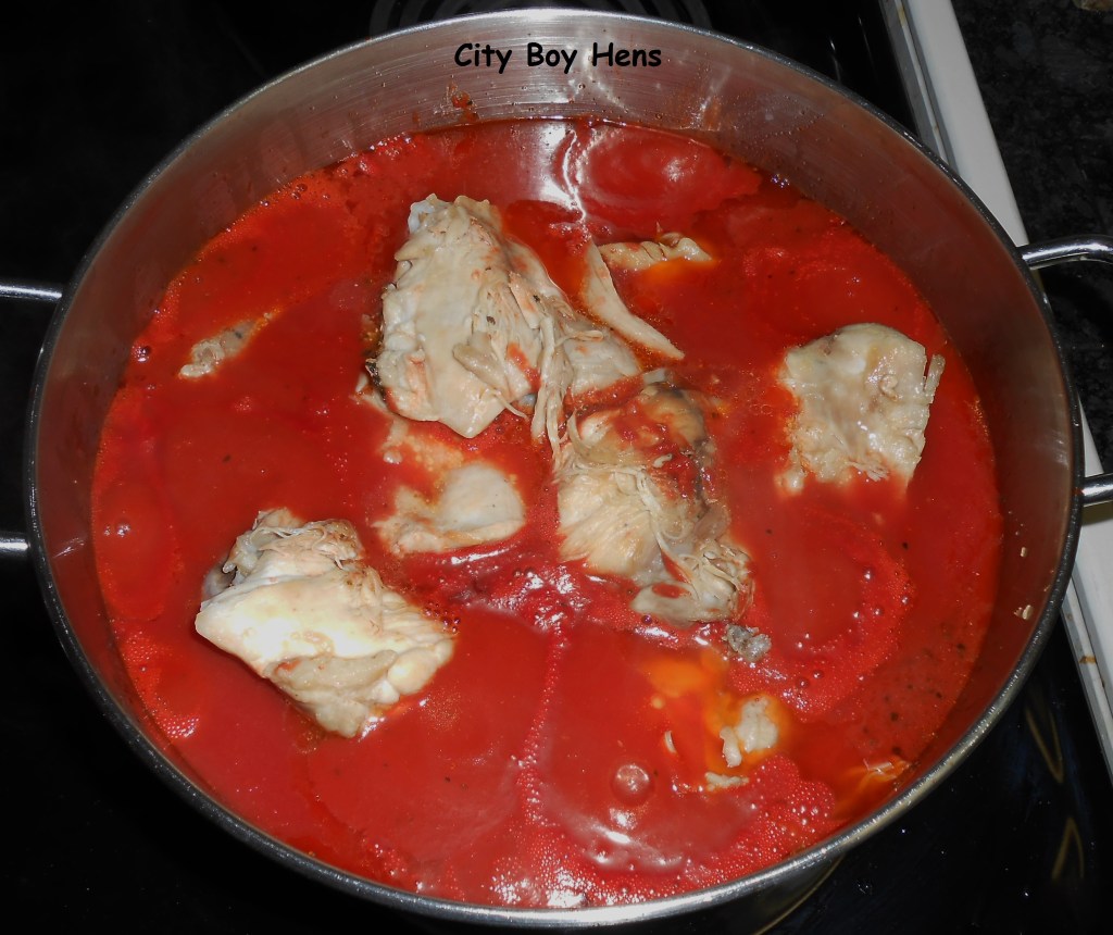 Chicken & Sausage Cacciatore | City Boy Hens