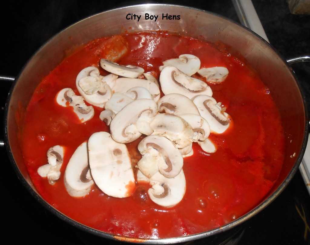 Chicken & Sausage Cacciatore | City Boy Hens