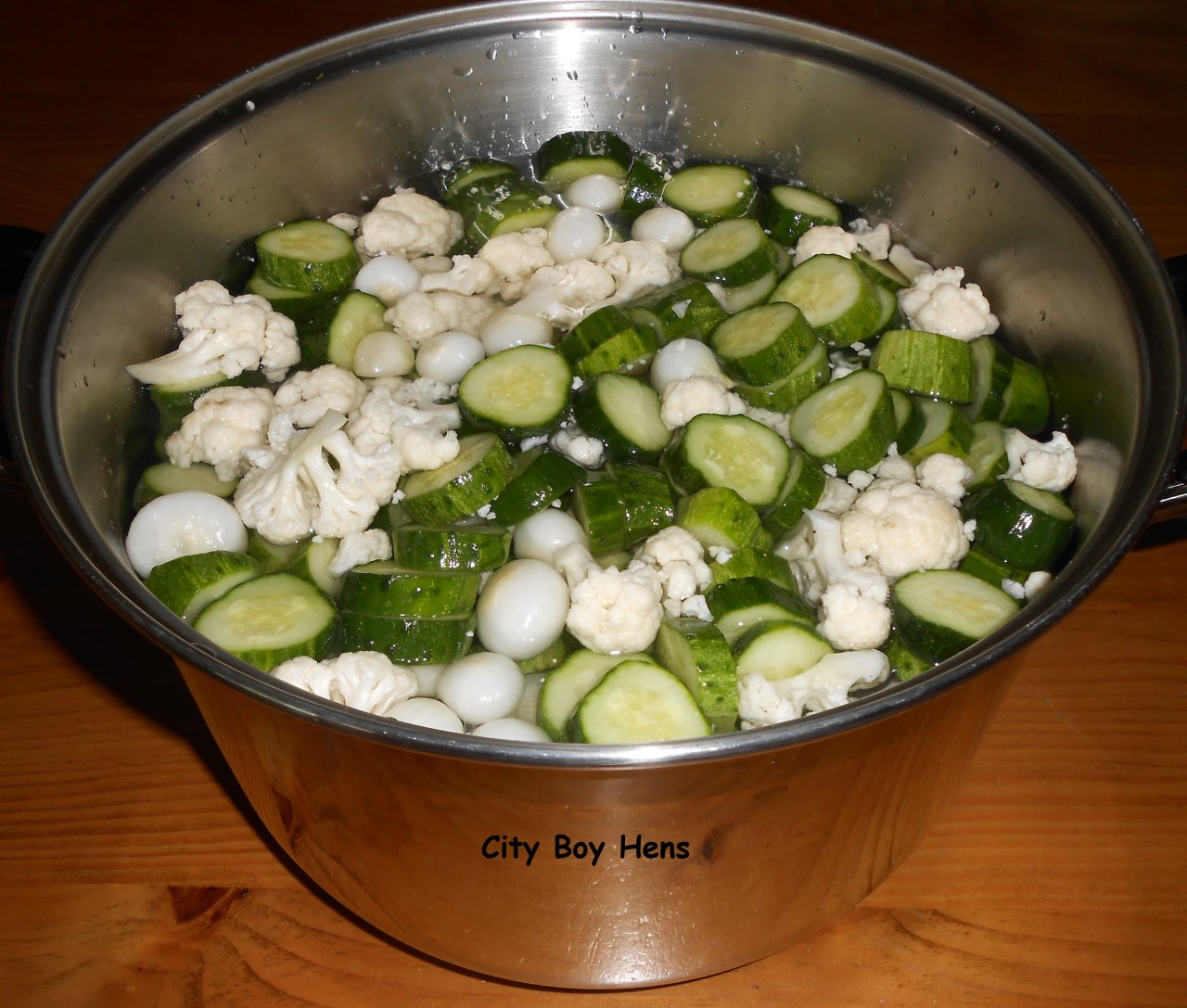 How To Make Great Sweet Mixed Pickles | City Boy Hens