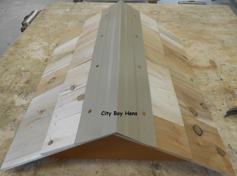 How To Make A Ventilated Gabled Beehive Roof | City Boy Hens